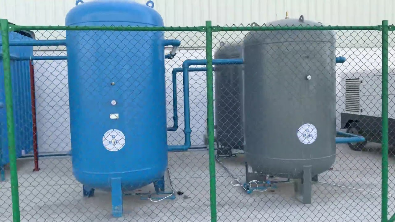 HUGE LMF/Kaishan 3300CFM Diesel powered compressors installed in REMOTE ...