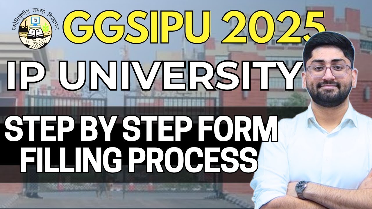 How to fill IP University Application Form 2025 | Step-by-Step Process ...