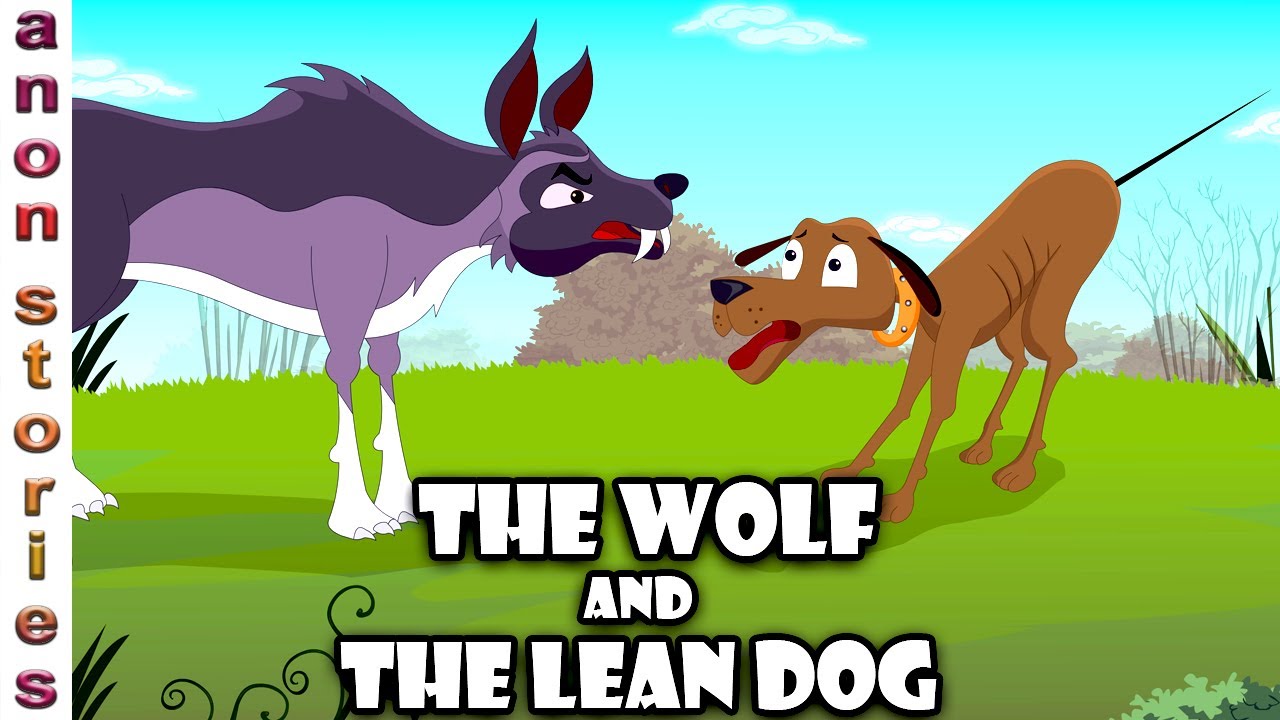 The Wolf And The Lean Dog | Moral Stories In English | Animated Short ...