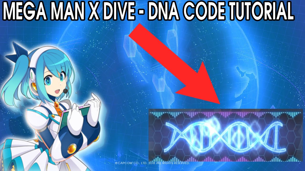 MEGA MAN X DIVE - DNA CODE TUTORIAL - YouTube