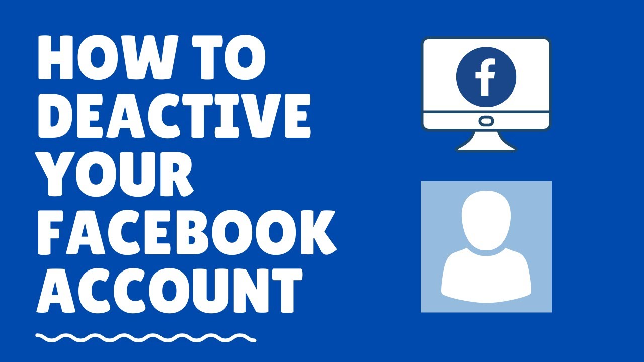 How to deactivate your facebook account on pc 2020. - YouTube