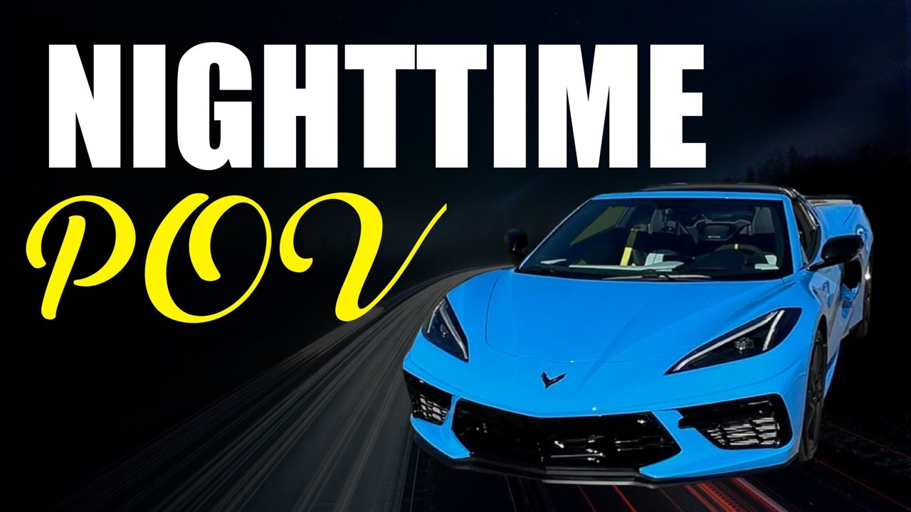 C8 Chevy Corvette - POV Night Drive - YouTube