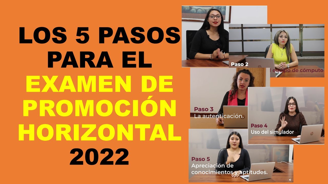 Soy Docente: LOS 5 PASOS PARA EL EXAMEN DE PROMOCIÓN HORIZONTAL 2022 - YouTube