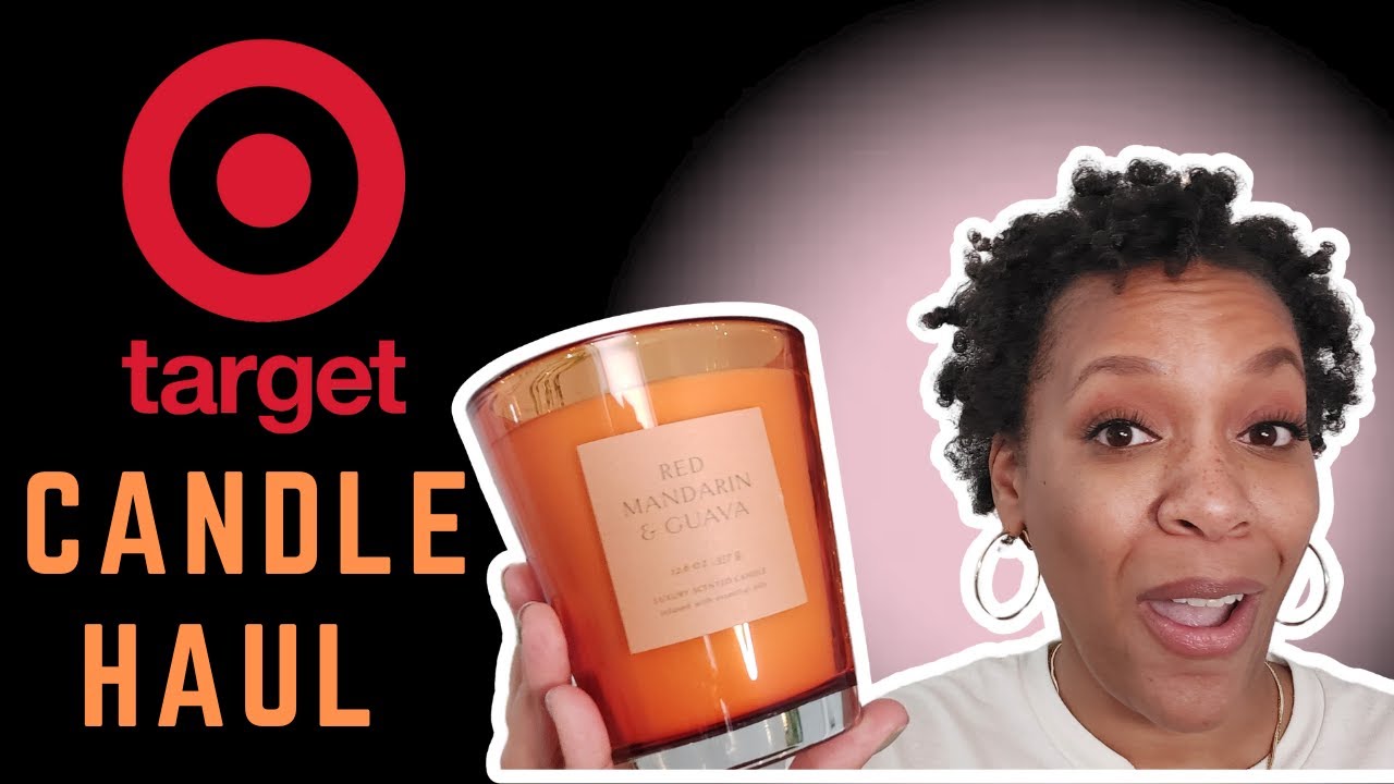*NEW* TARGET CANDLES | TARGET CANDLE HAUL WITH SPRING SCENTS - YouTube