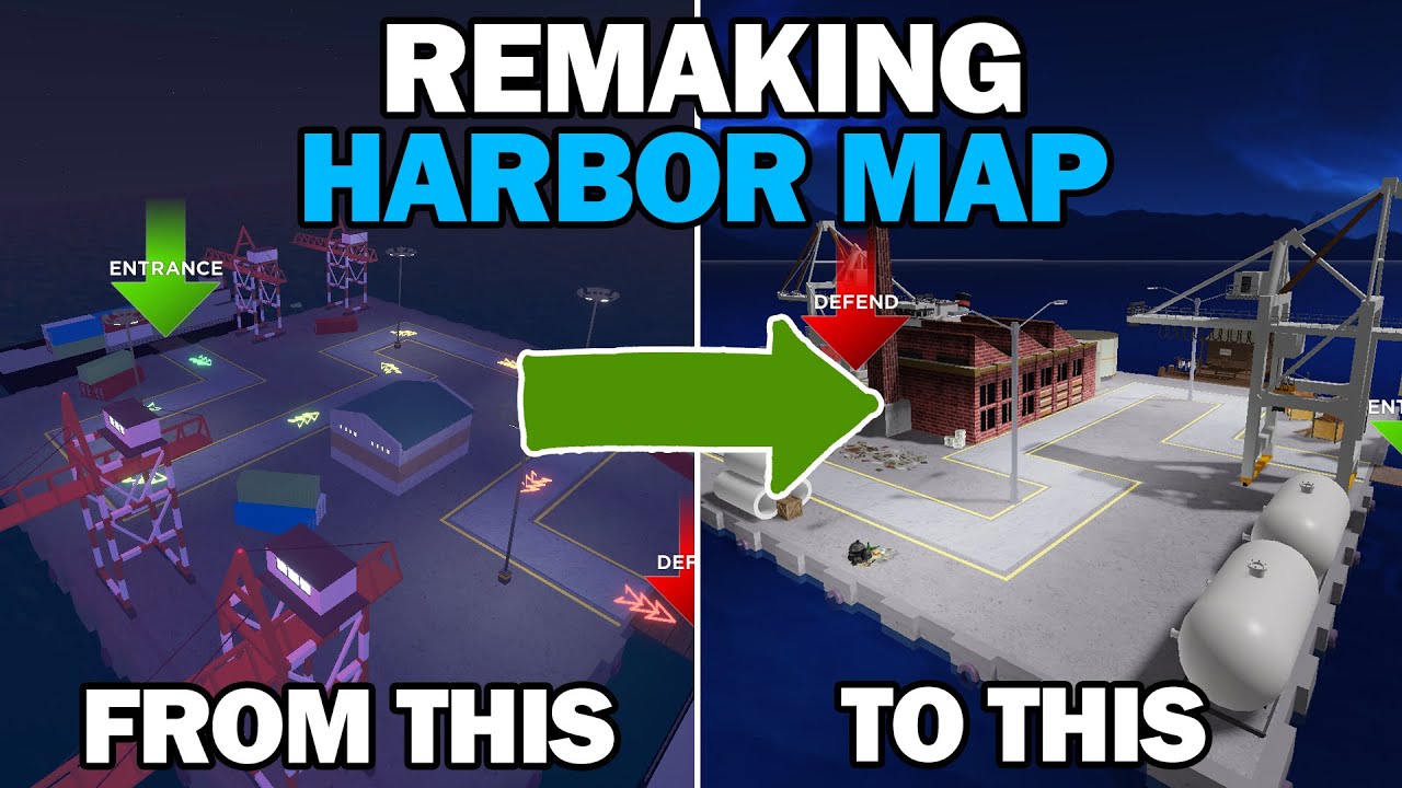 Remaking Harbor Map | Tower Defense Simulator | ROBLOX - YouTube