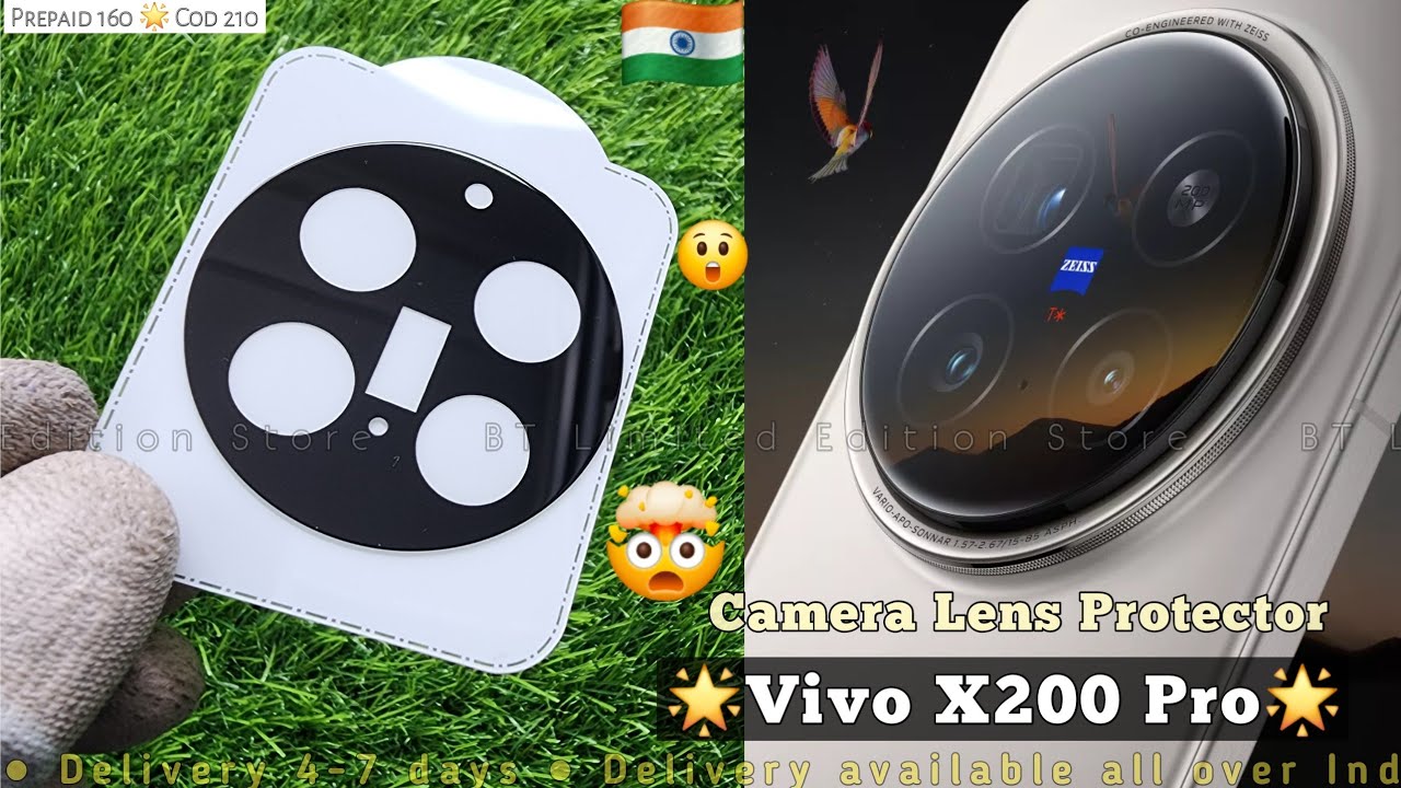 Vivo X200 & X200 Pro Camera Lens Protector ! Vivo X200 & X200 Pro ...