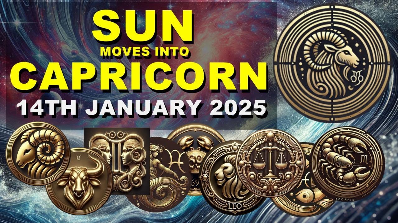 14th January 2025 Sun in Capricorn for all 12 Ascendants Zodiac | Sun ...