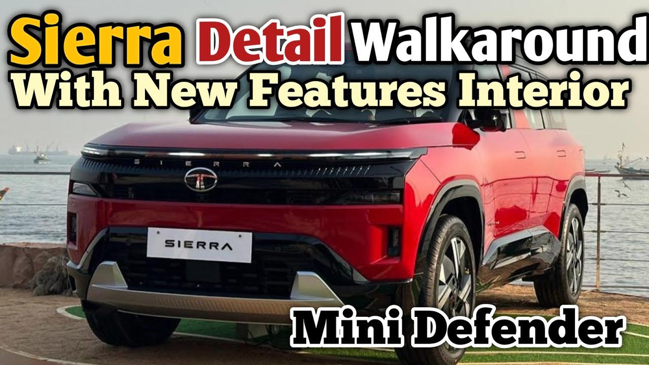 Tata Sierra Detail Walkaround Review | Mini Defender is Here!! - YouTube