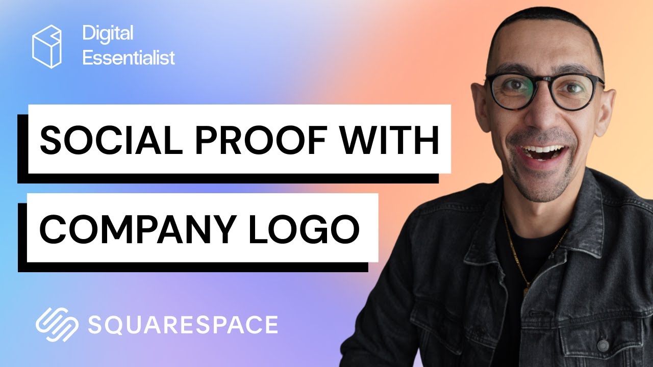 Squarespace How to Create A Company Logo (Social Proof Section) - YouTube
