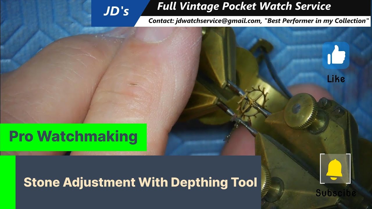 Stone Adjustment With Depthing Tool - YouTube