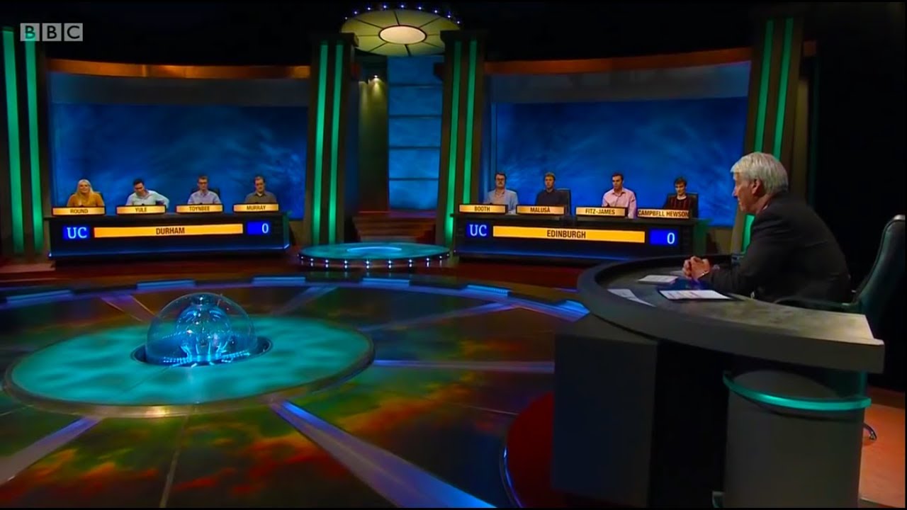 Barotseland featured in University Challenge Durham v Edinburgh Season ...
