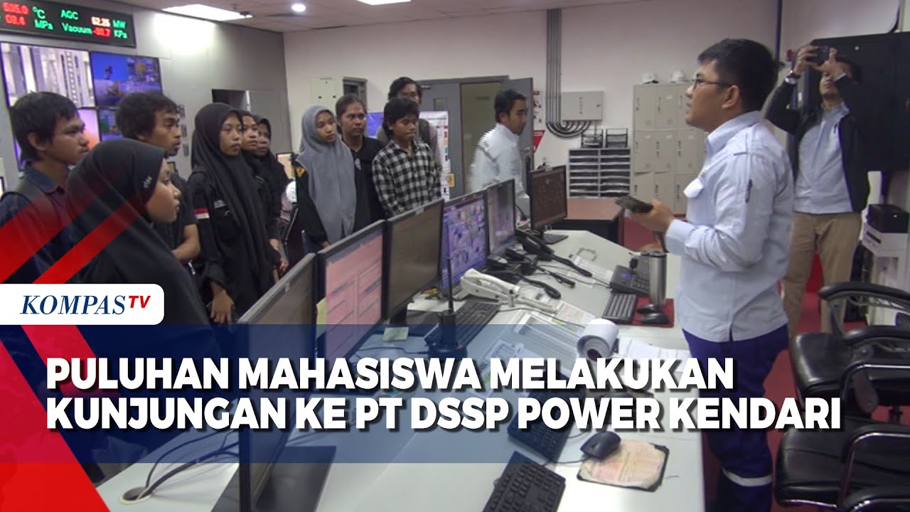 Puluhan Mahasiswa Melakukan Kunjungan ke PT DSSP Power Kendari - YouTube