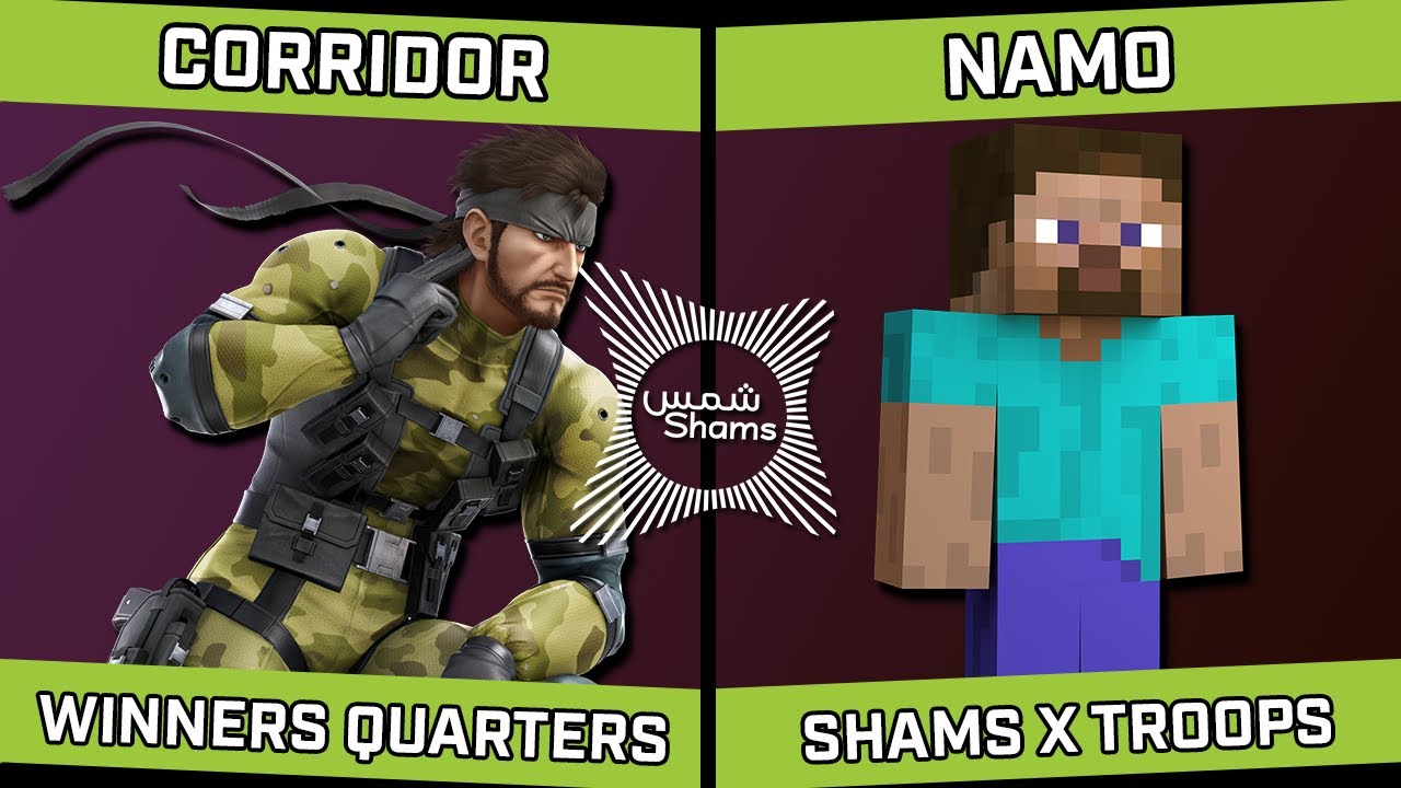 Corridor (Snake) vs Namo (Steve) - Shams X Troops SSBU Tournament - YouTube