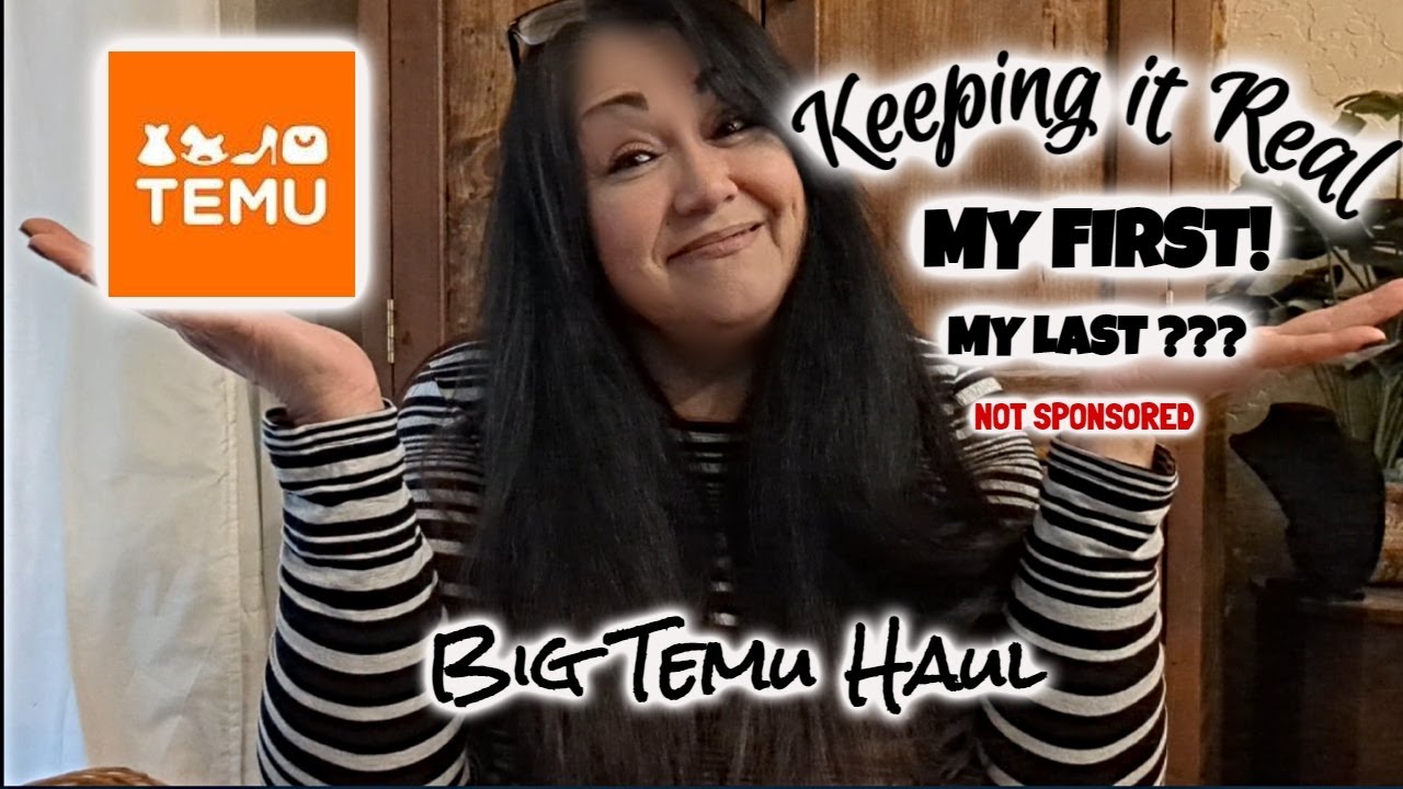 BIG TEMU UNBOX KEEPING IT REAL - My First Temu Haul - YouTube