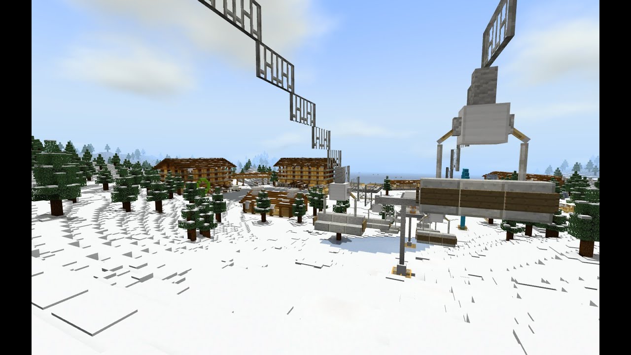 Ski Resort- Minecraft Map Trailer (+Download Link) - YouTube