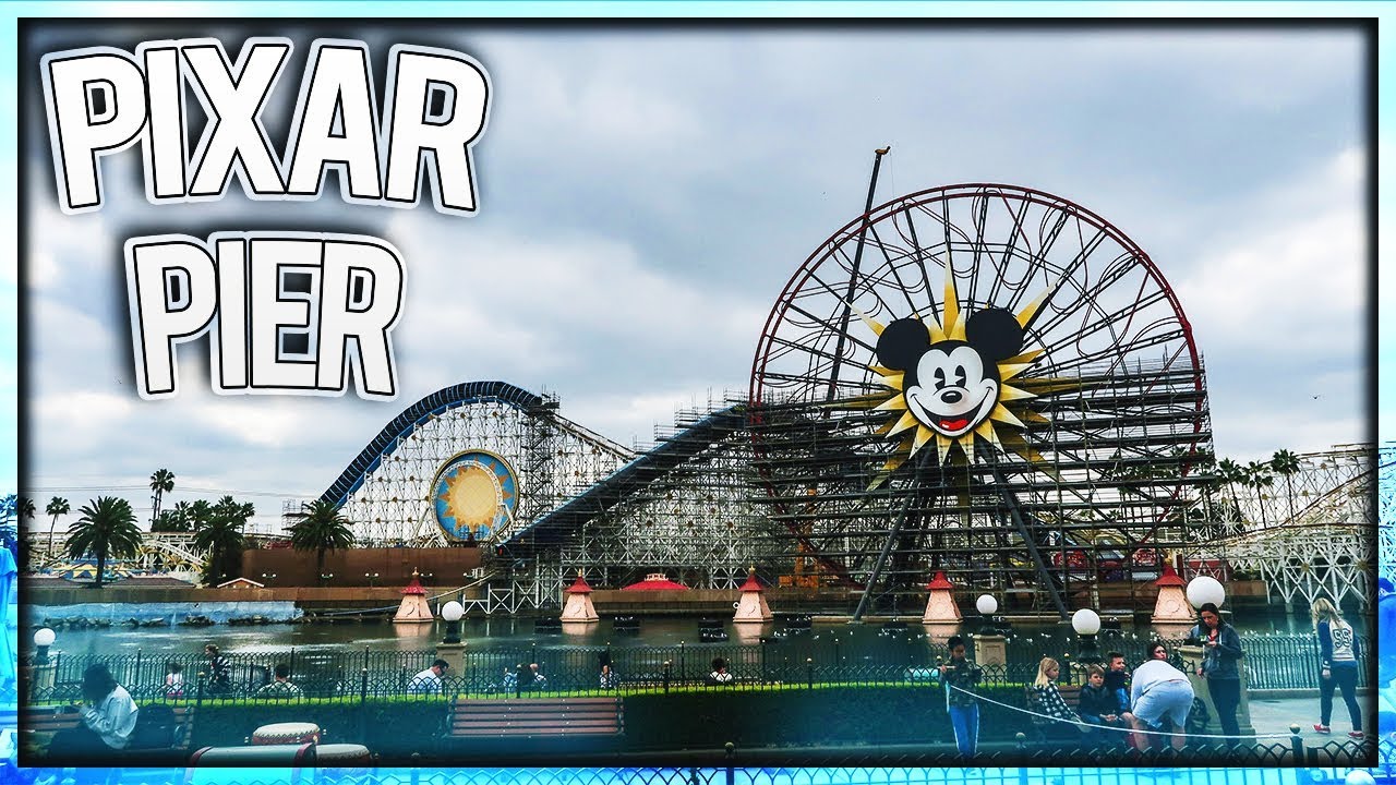 Pixar Pier Construction Update 2-12-2018 @ Disney's California ...