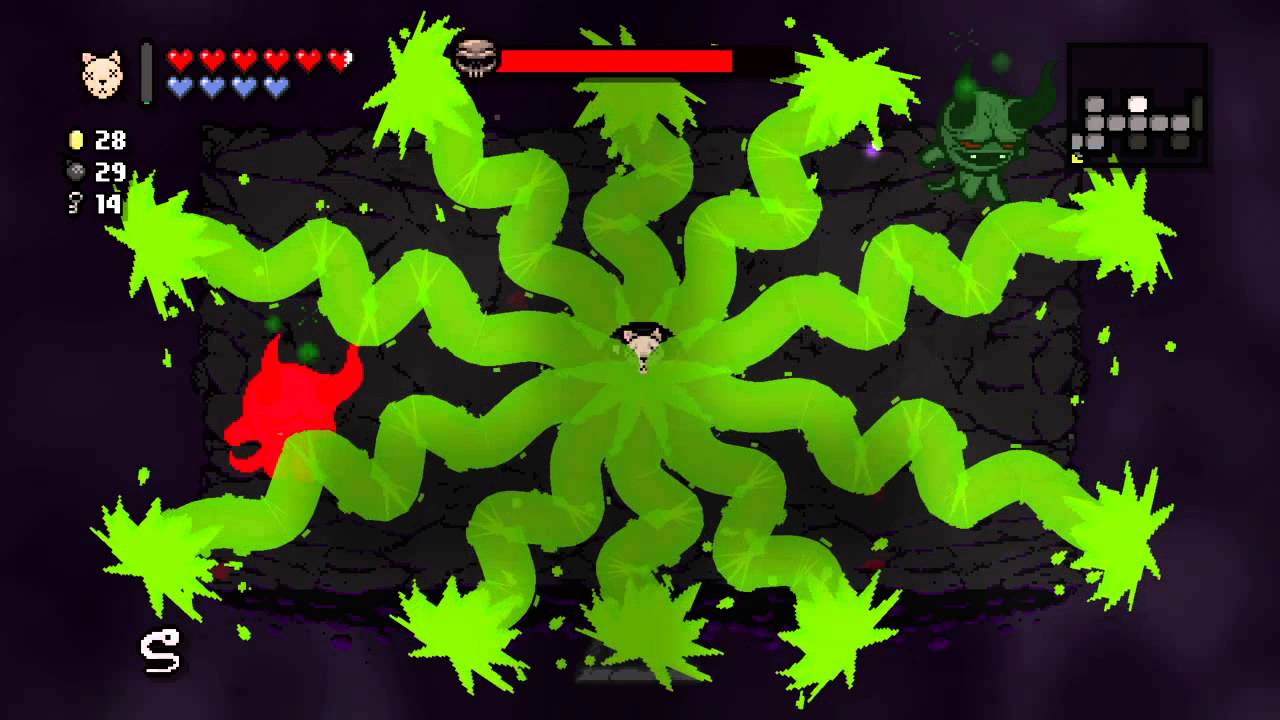 The Binding of Isaac: Rebirth The Lamb Boss Fight and ending 15 - YouTube