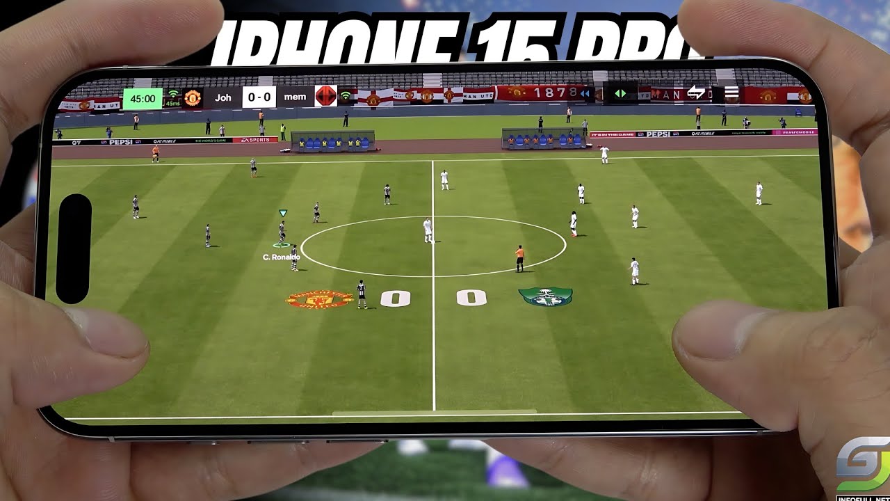 iPhone 15 Pro test game EA SPORTS FC MOBILE 24 Update | Apple A17 Pro ...
