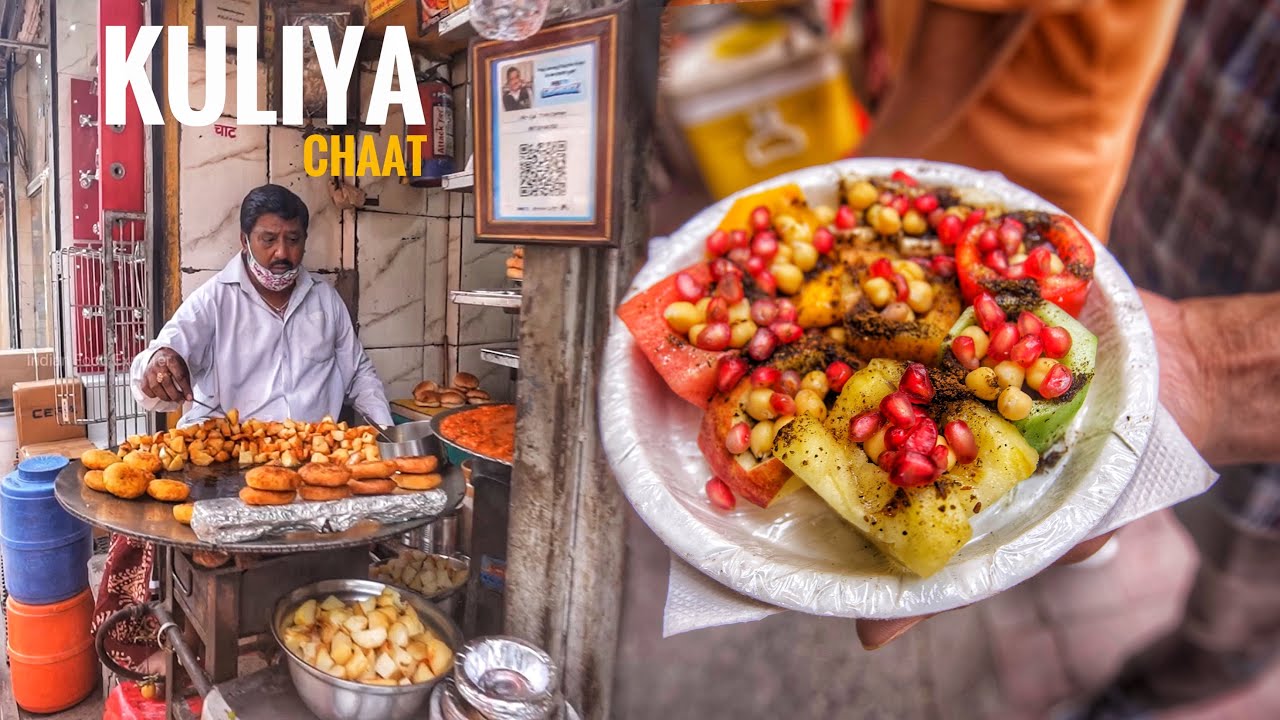 India’s Most Famous Kuliya Chaat Only Rs 100/- | Aloo Chaat, Pav Bhaji ...