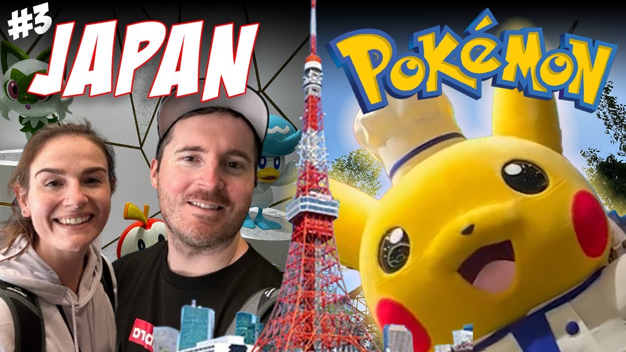 Exploring Pokemon Cafe & Centre in Kyobashi & visiting Tokyo Tower ...