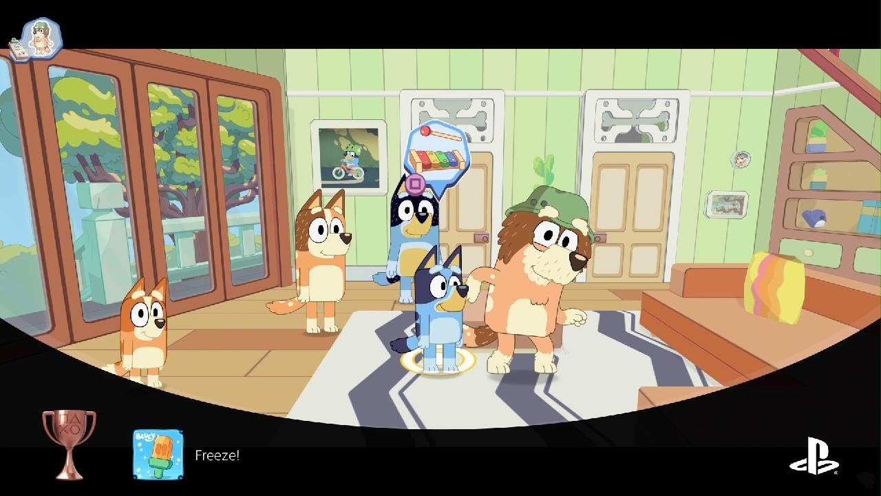 Bluey: The VideogameFreeze! (BRONZE)Freeze Mort Two Times # ...