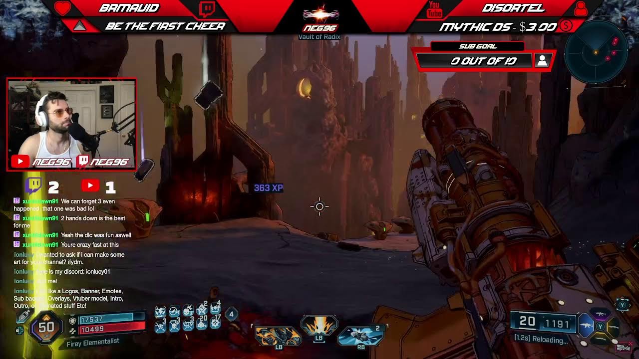 Neg96 Plays | Borderlands 4 Grinding AR Challenge Class in Vladix Arena ...