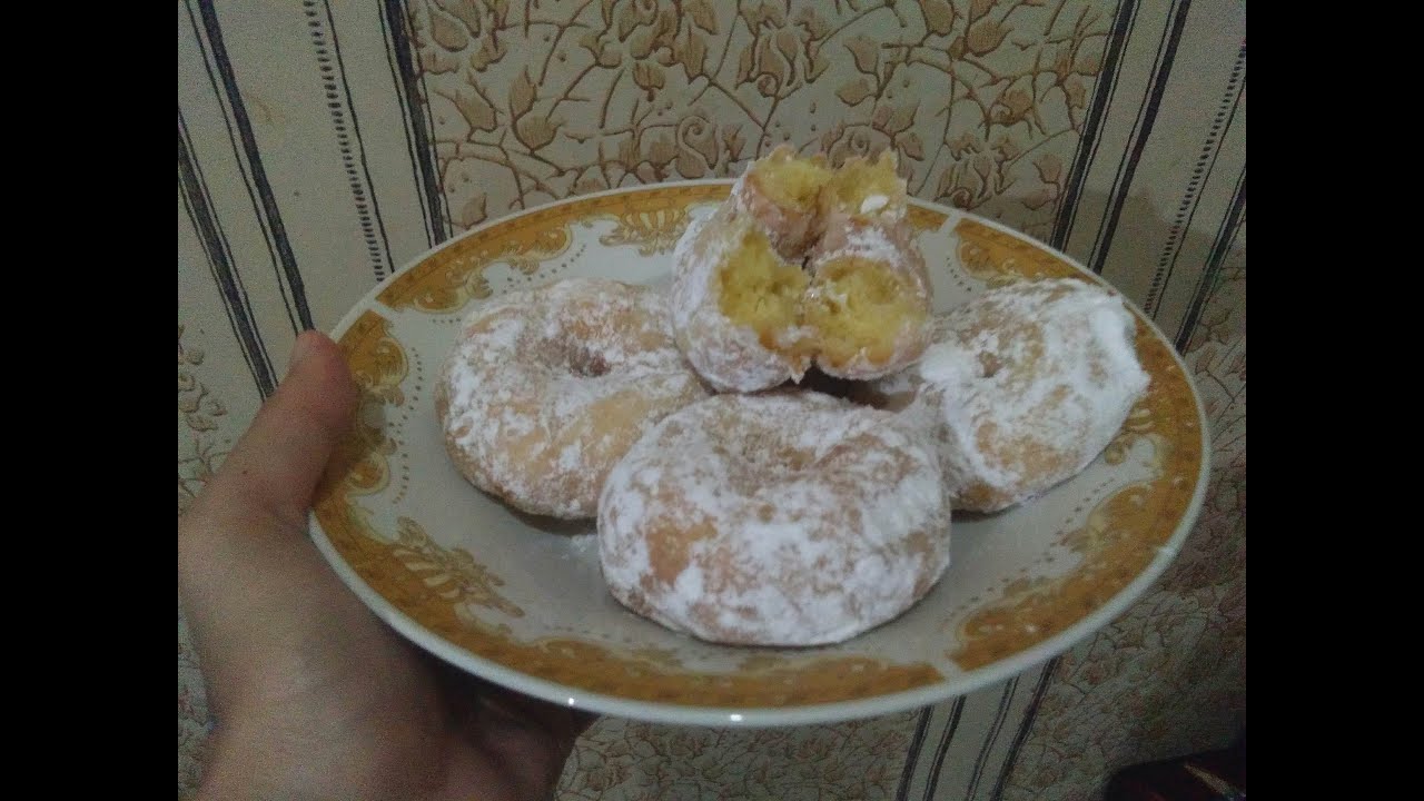 CARA MEMBUAT DONAT BIASA RASA DONAT KENTANG - YouTube