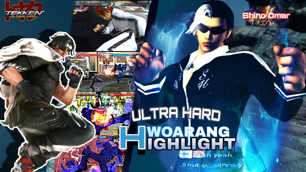 TEKKEN 7 MOD PSP HWOARANG HIGHLIGHT / [ ULTRAHARD ] // SHINO OMAR - YouTube