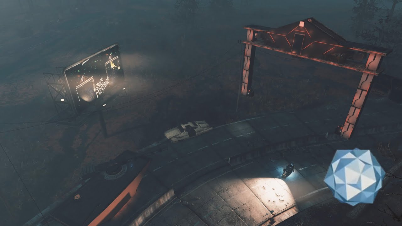 Fallout 76 - TRON, camp build - YouTube