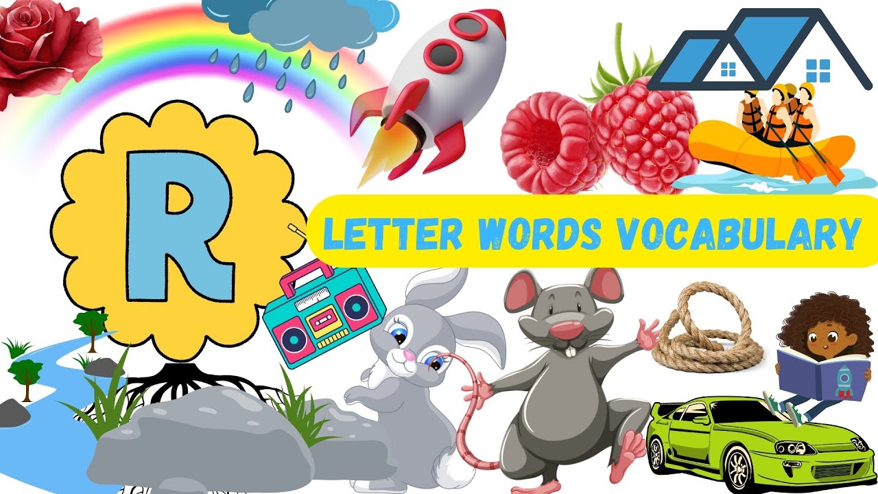 The Letter R | Learn English vocabulary | words start with letter R ...