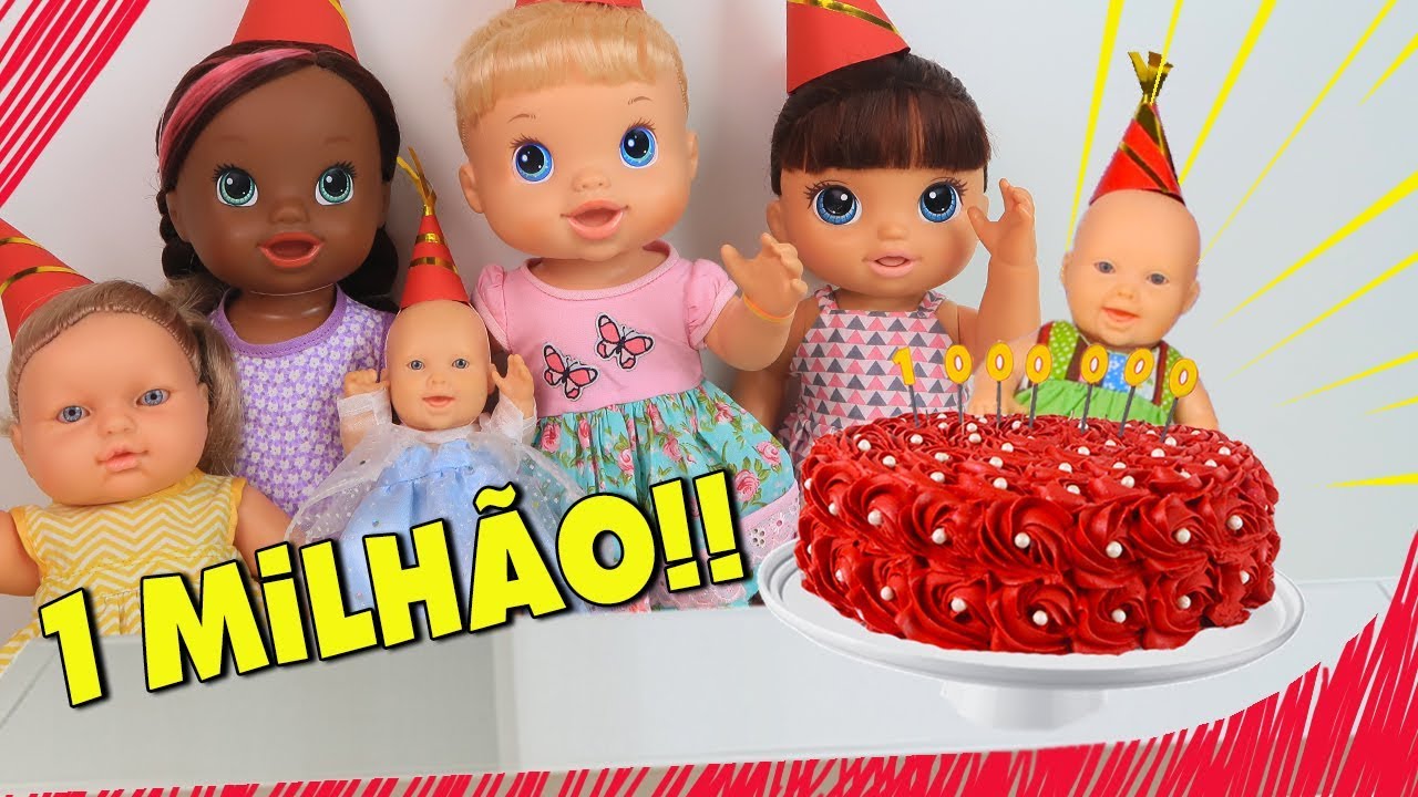 COMO COMEMORAR 1 MILHÃO DE INSCRITOS!! - Lilly Doll - YouTube