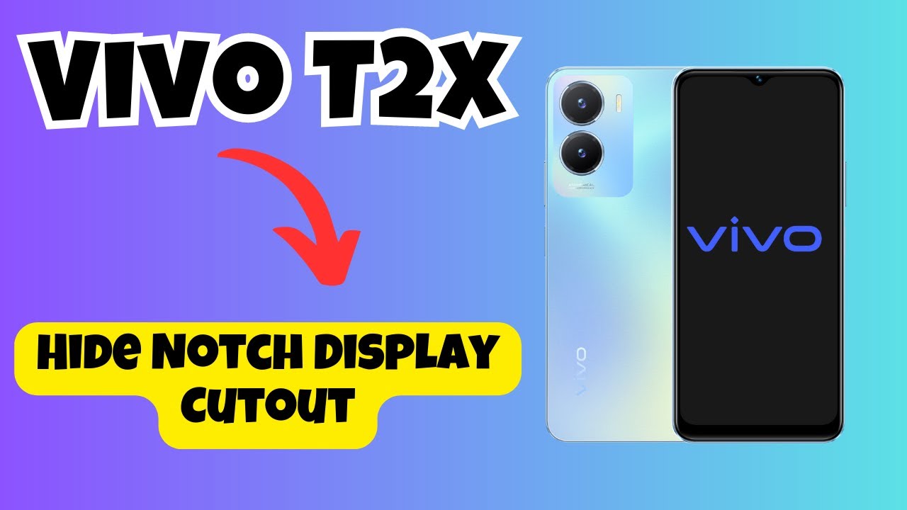 Show or Hide Notch Display Cutout VIVO T2X || How to set notch display ...