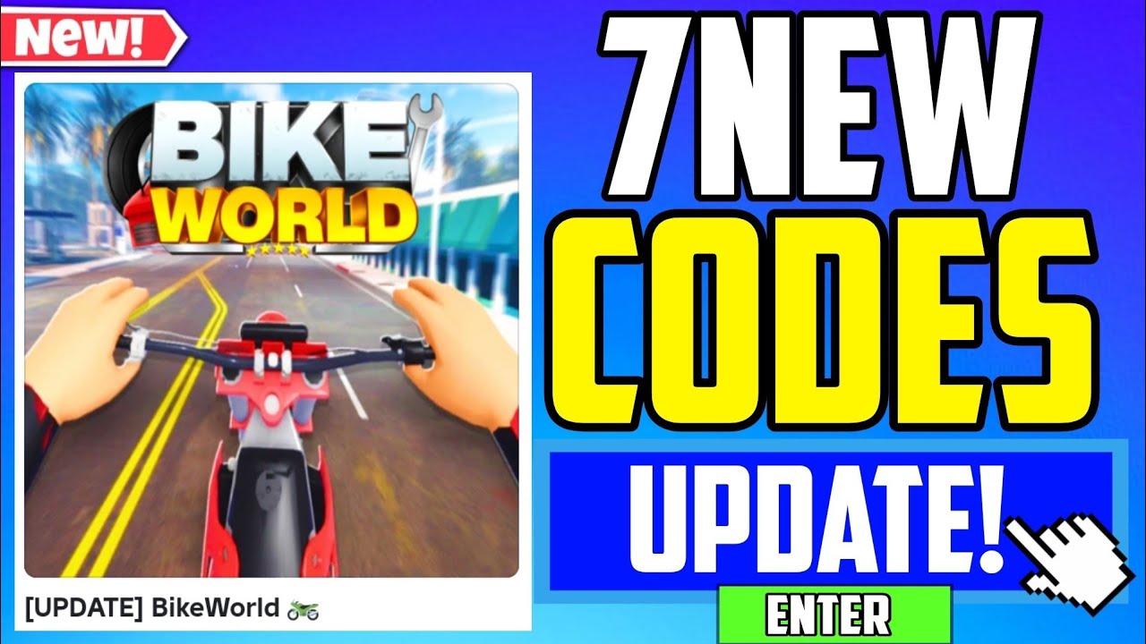 *SECRET UPDATE!* | BikeWorld CODES 2025 (ROBLOX BikeWorld)Part 1333 ...