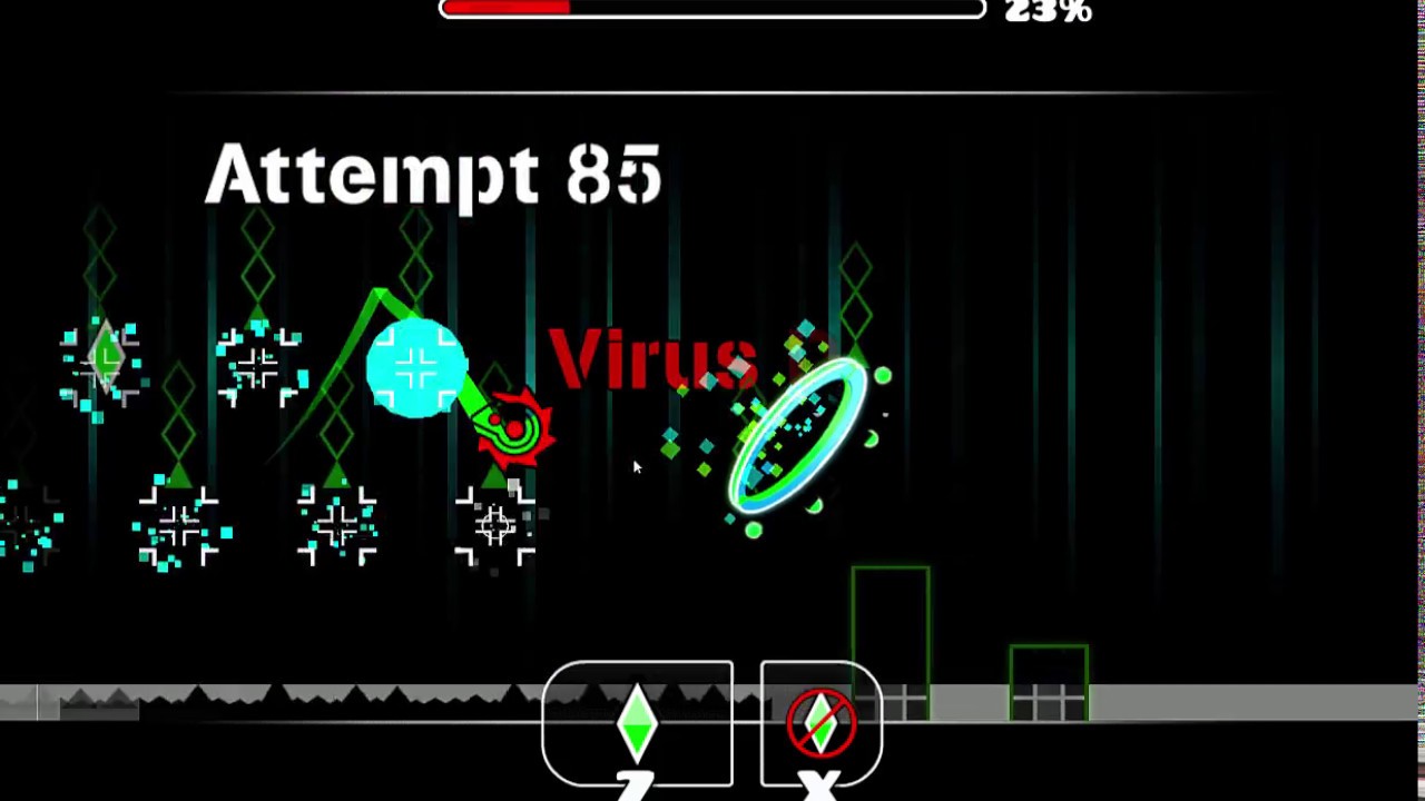 GD level: Virus - preview, practice montage - YouTube