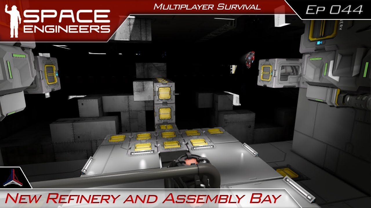 New Refinery and Assembly Bay | Space Engineers Survival - Modded ...