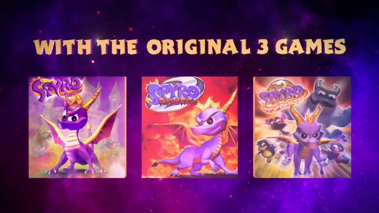 Spyro Reignited Trilogy Teaser Trailer With Spyro Dawn of The Dragon ...