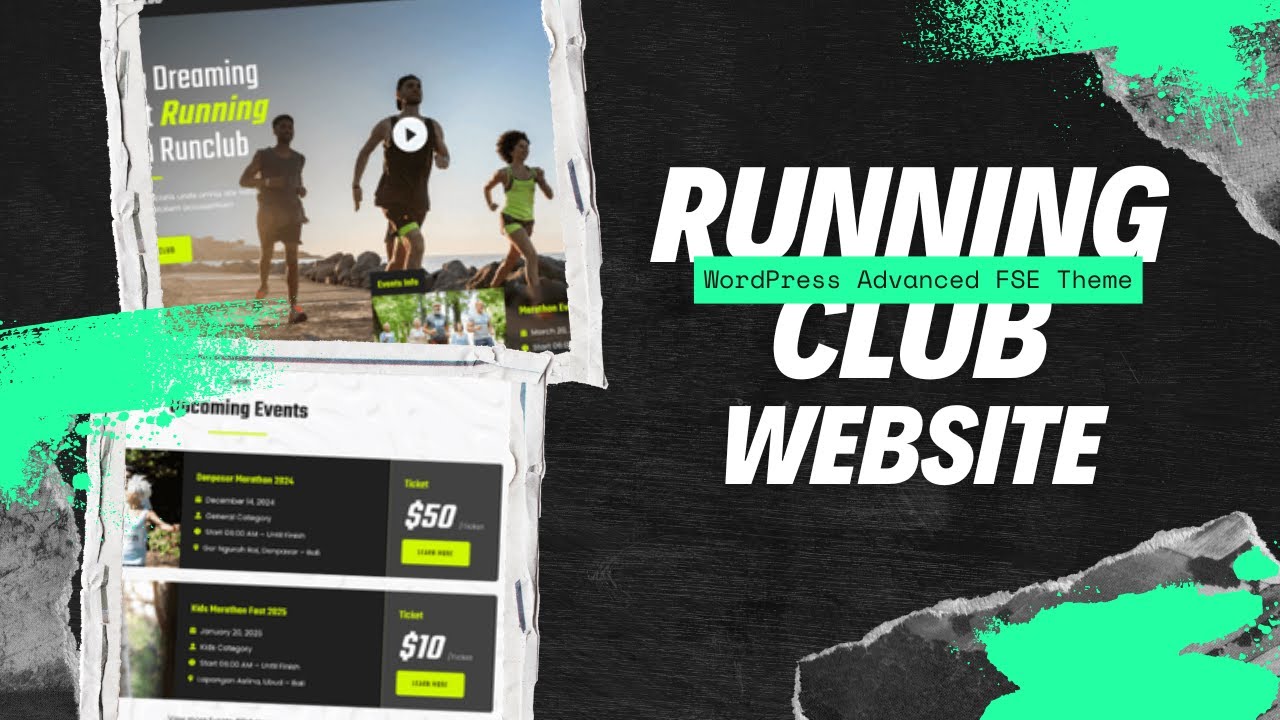 Make a Website for Running Club, Marathon & Sports Club | Runclub ...
