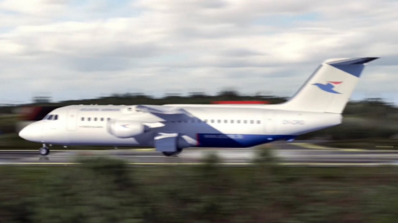 Atlantic Airways Flight 670 - Crash Animation - YouTube