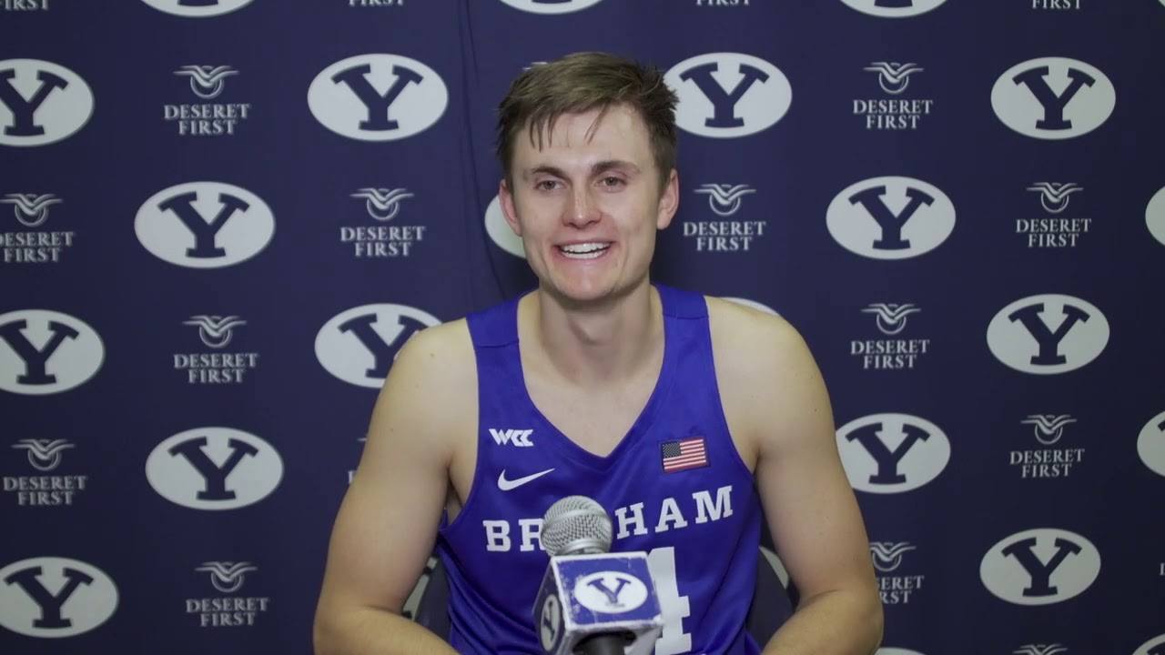 BYU Men’s Basketball | Connor Harding | Utah | Post Game Press ...
