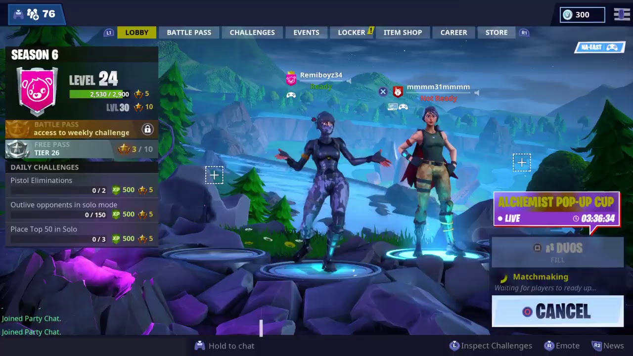 Fortnite open lobby - YouTube