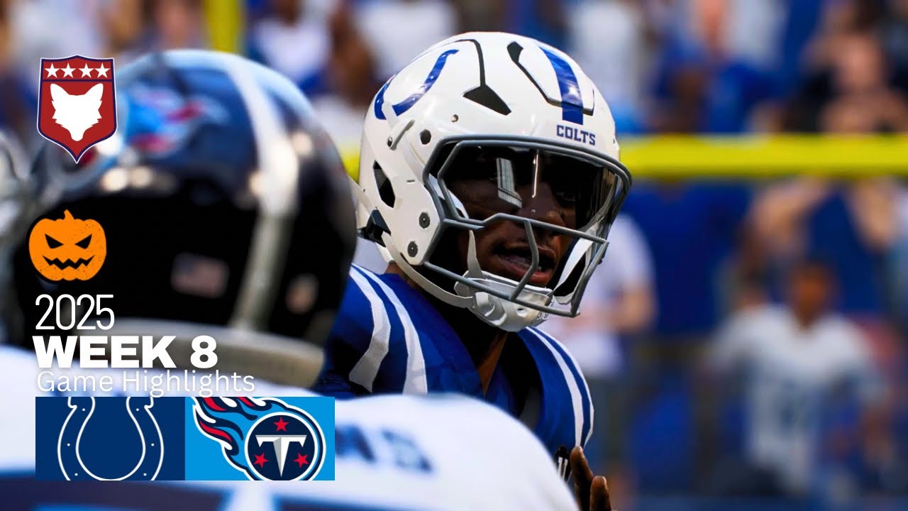 Indianapolis Colts vs Tennessee Titans | Full Highlights | Week 8 Game ...