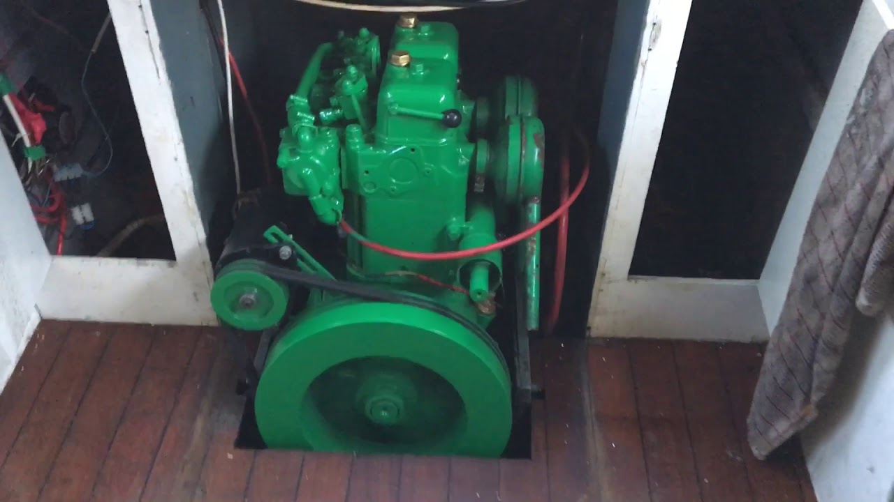 Volvo MD2 rebuilt engine running - YouTube