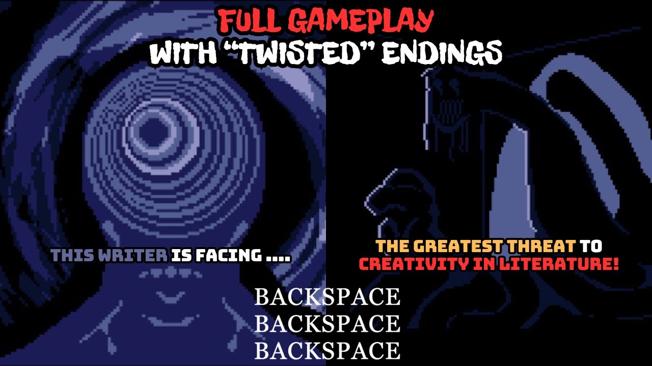 KISAH PILU SEORANG PENULIS HADAPI AI! | Backspace Backspace Backspace Full Gameplay (No ...