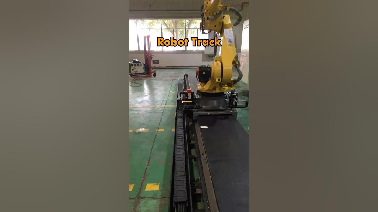Robot Track Performance Demonstration#track #rail #tracksystem #railsystem #evsrobot #robotics ...