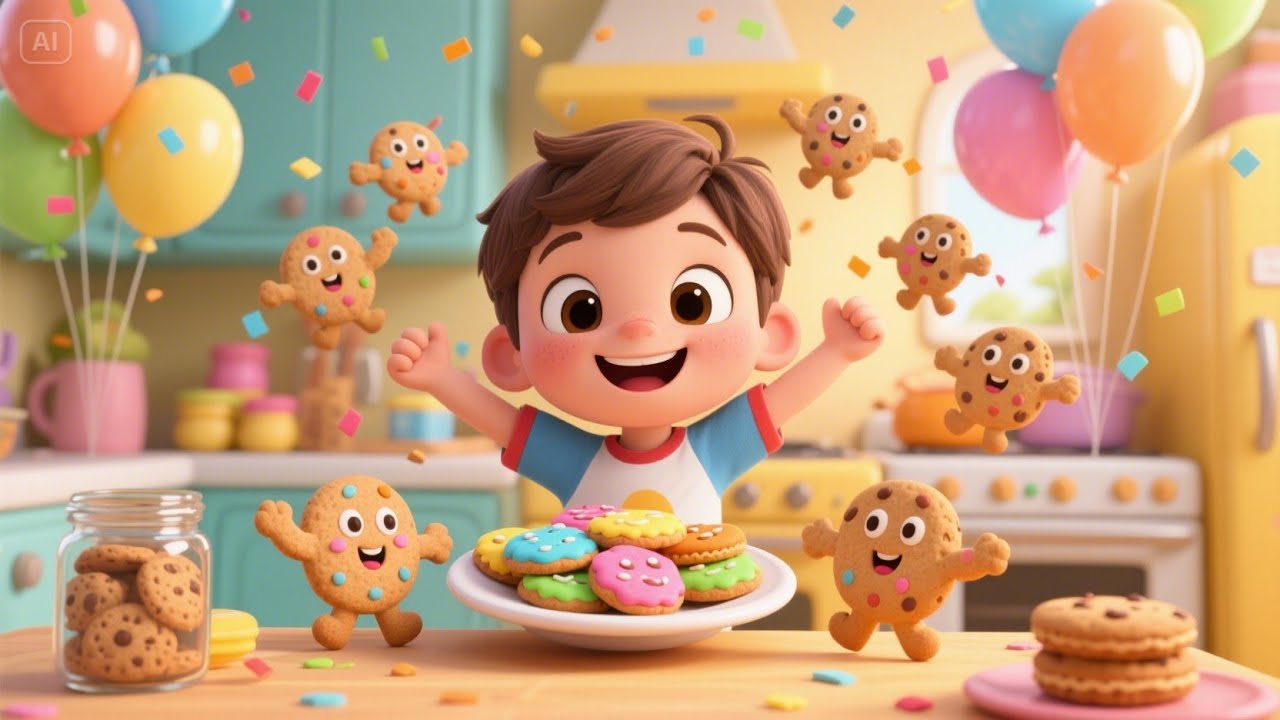 Cookie Time! | Delightful and Fun Nursery Rhyme for Kids | Playful ...