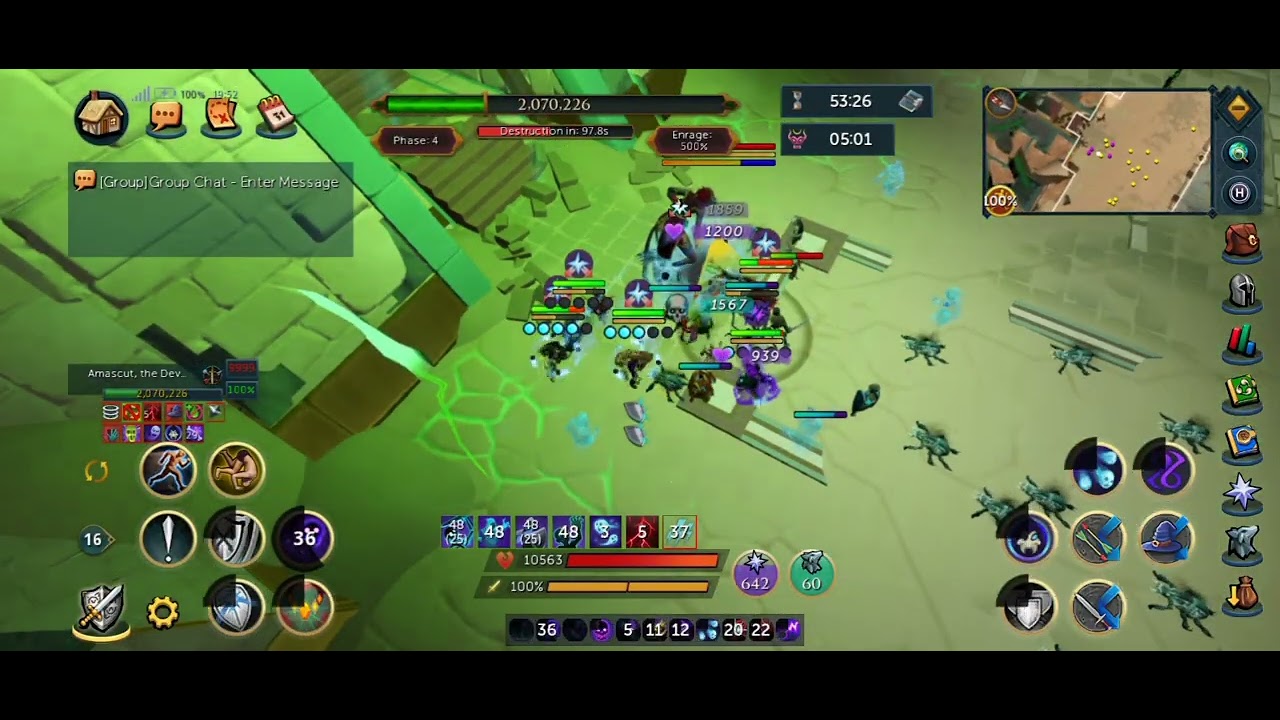 RS3 mobile Amascut 500% enrage - YouTube