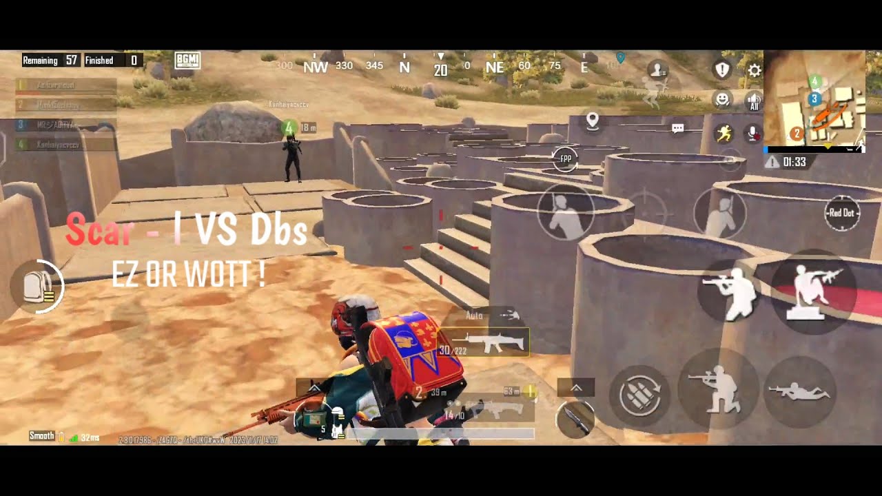Scar - l vs DBS 🔥 1V2 gameplay| 🥵 - YouTube
