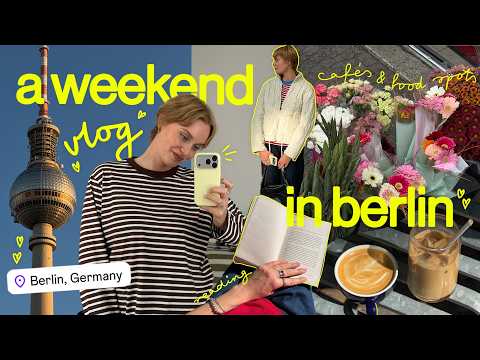 weekend vlog in berlin 💛 cafés & food spots, sport, besuch & lange nacht der museen