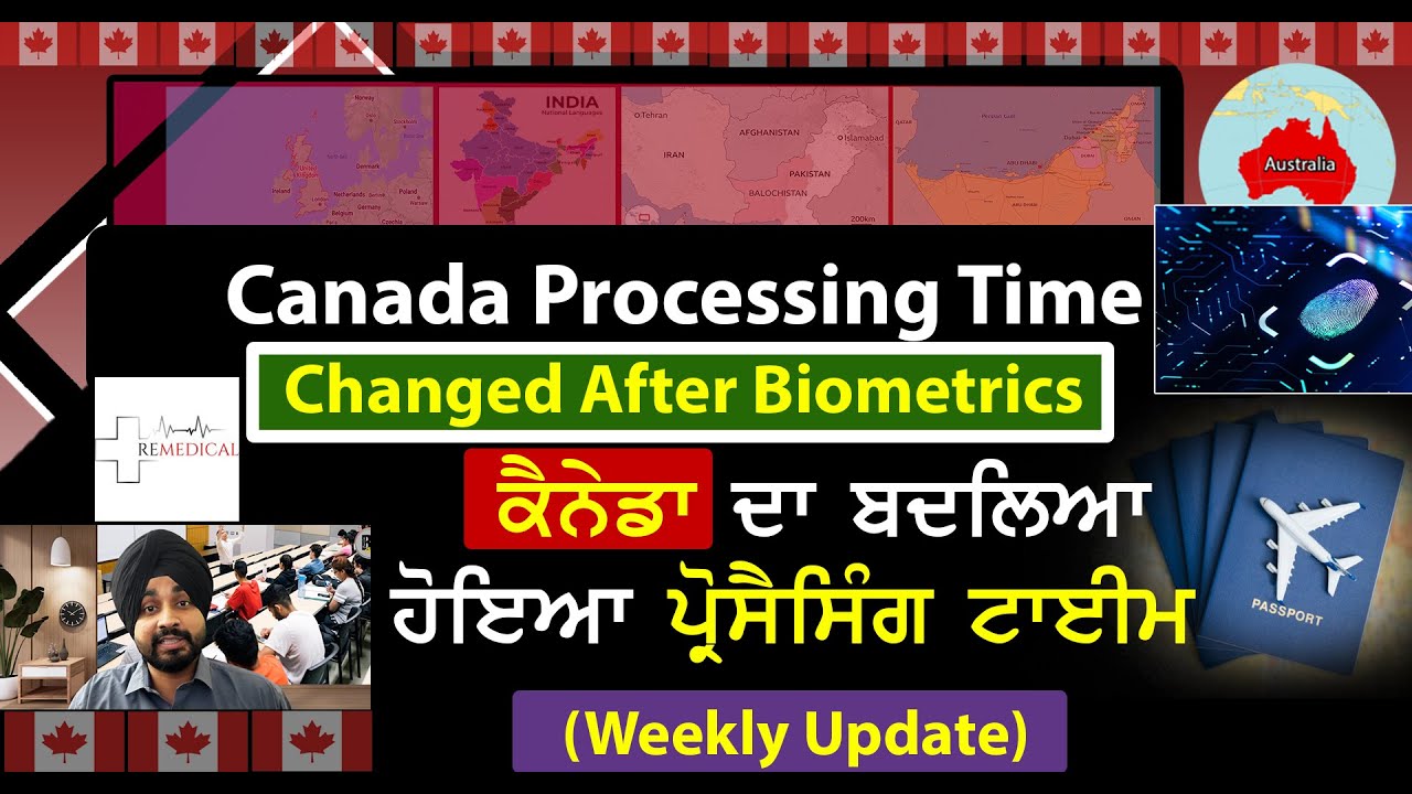 Canada Processing Time Changed After Biometric - YouTube
