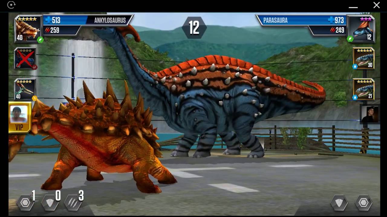 Jurassic World The Game Player Duel Battle 586 Youtube